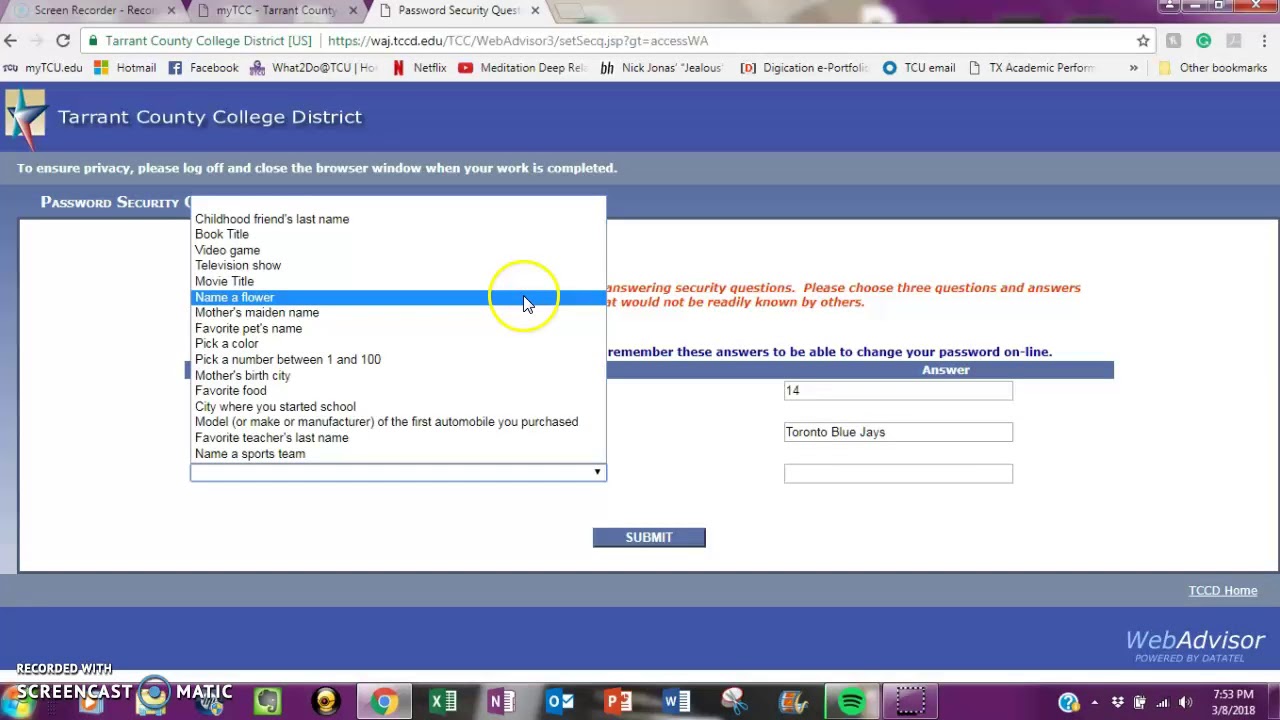 set up TCC WebAdvisor - YouTube