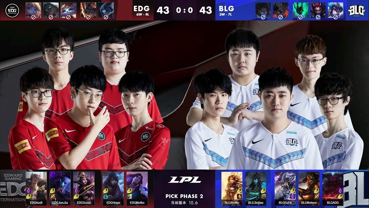 【LPL春季賽】第5週 BLG vs EDG #1 - YouTube