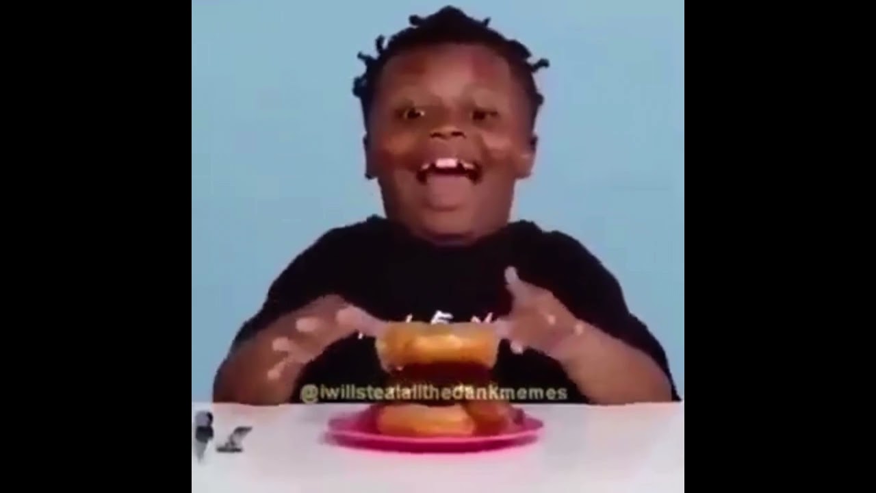 kid laughing at burger - YouTube