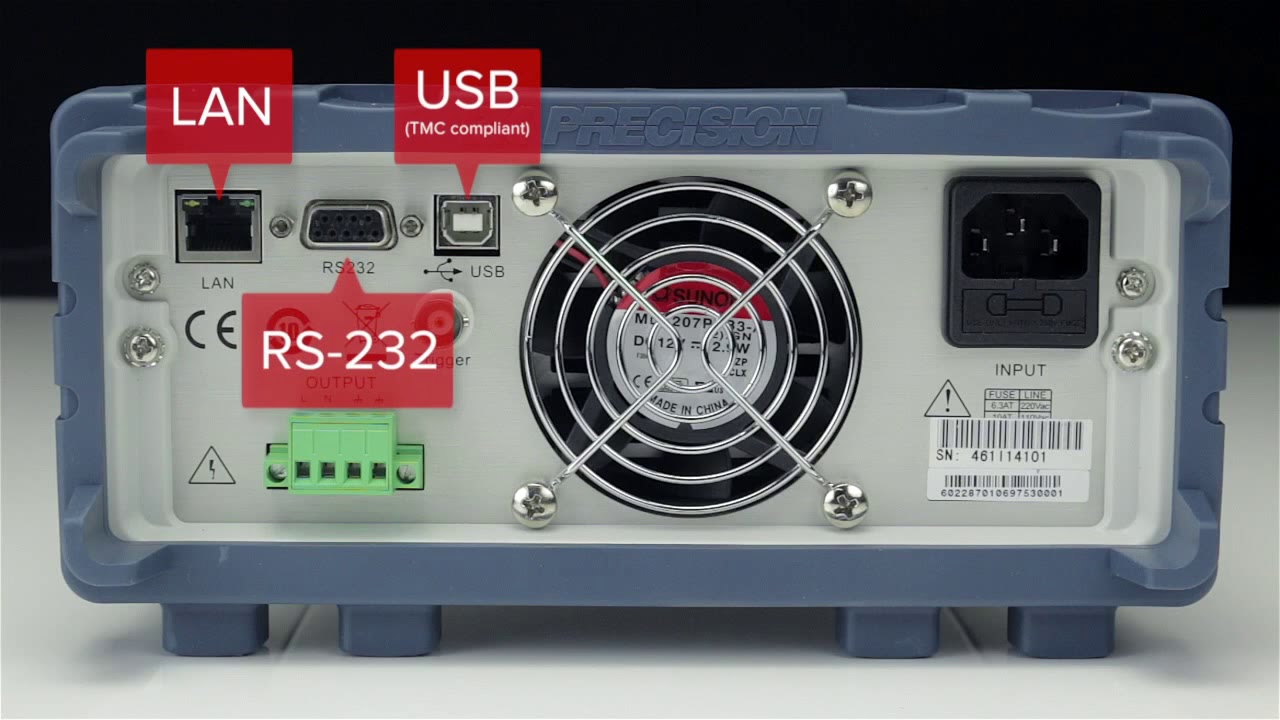 BK Precision- Model 9801 Programmable AC Power Source - YouTube