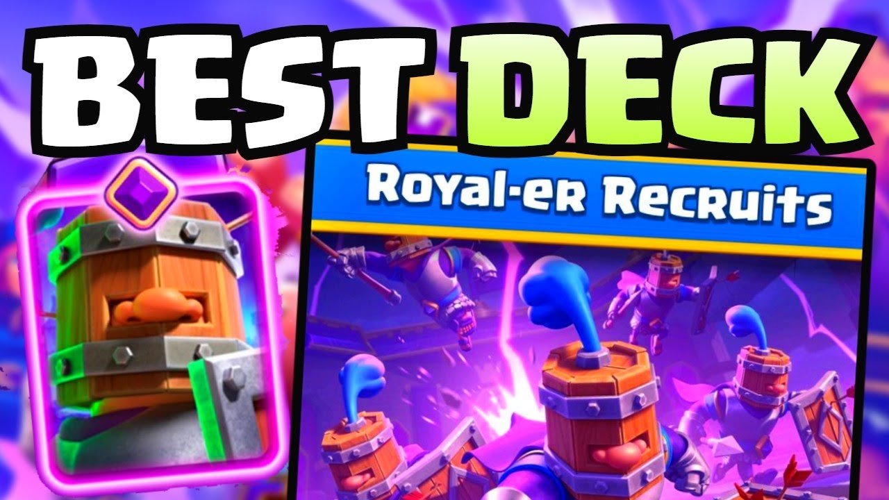 BEST DECK TO BEAT ROYALER RECRUITS EVOLUTION CHALLENGE IN CLASH ROYALE ...