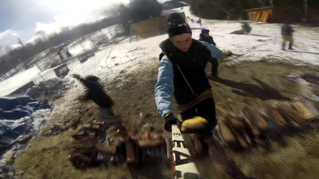 Winter Spartan Race Sprint - Greek Peak, NY 2017 (ALL OBSTACLES) - YouTube