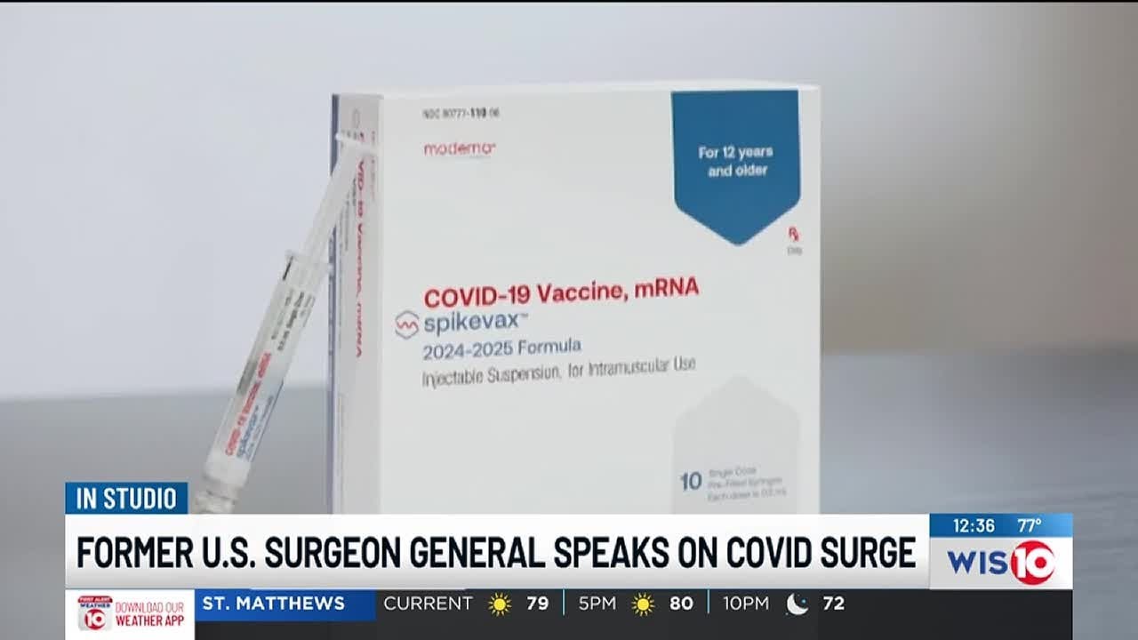 Former U.S. Surgeon General talks COVID surge - YouTube