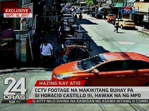 Exclusive: CCTV footage na makikitang buhay pa si Horacio Castillo III ...