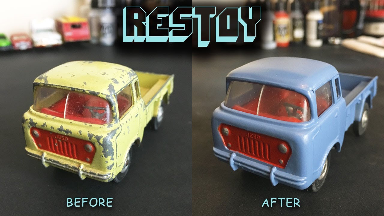 Restoration Toy Car - Corgi #470 JEEP FC150 - YouTube
