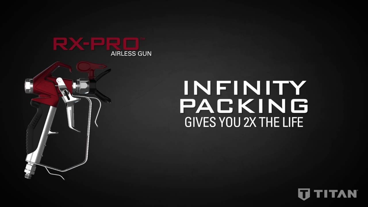 Titan RX-Pro Airless Gun Infinity Packing - YouTube
