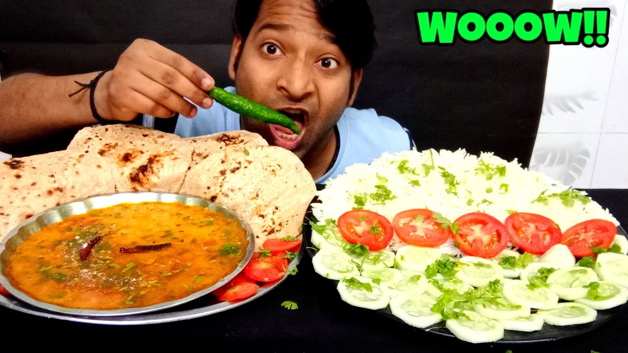 Simple Tasty Indian food eating show | chatora ki duniya | indian food ...