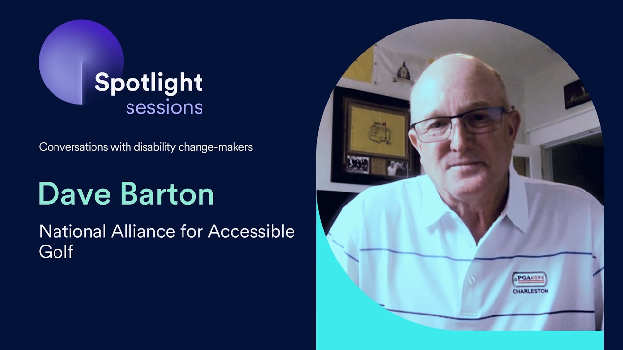 Dave Barton of The National Alliance for Accessible Golf I accessiBe's ...