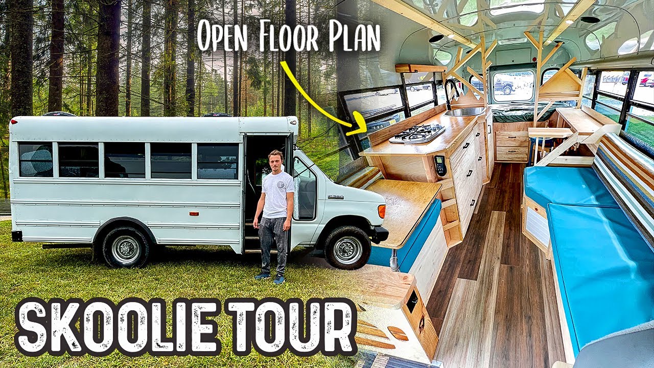 SIMPLE DIY Mini School Bus Camper Conversion Build YouTube SIMPLE DIY Mini School Bus Camper Conversion Build YouTube