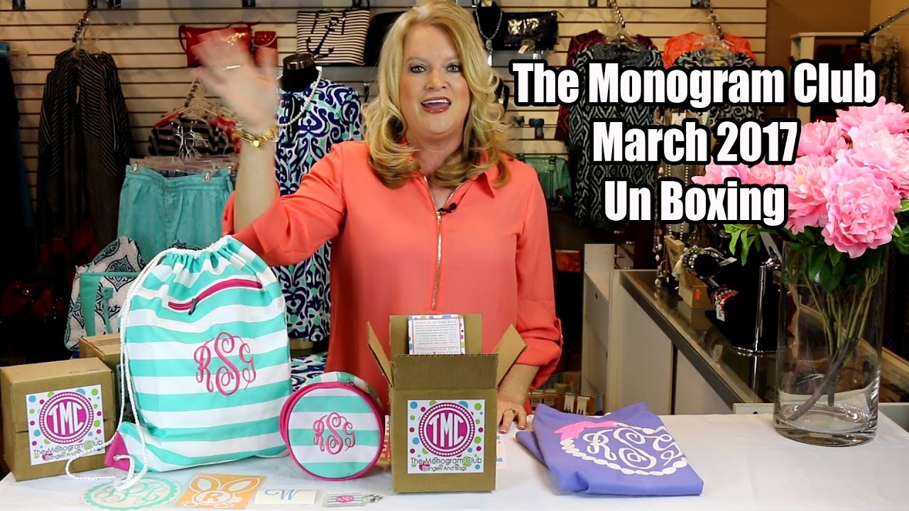 The Monogram Club Un Boxing March 2017 by Bangles And Bags - YouTube
