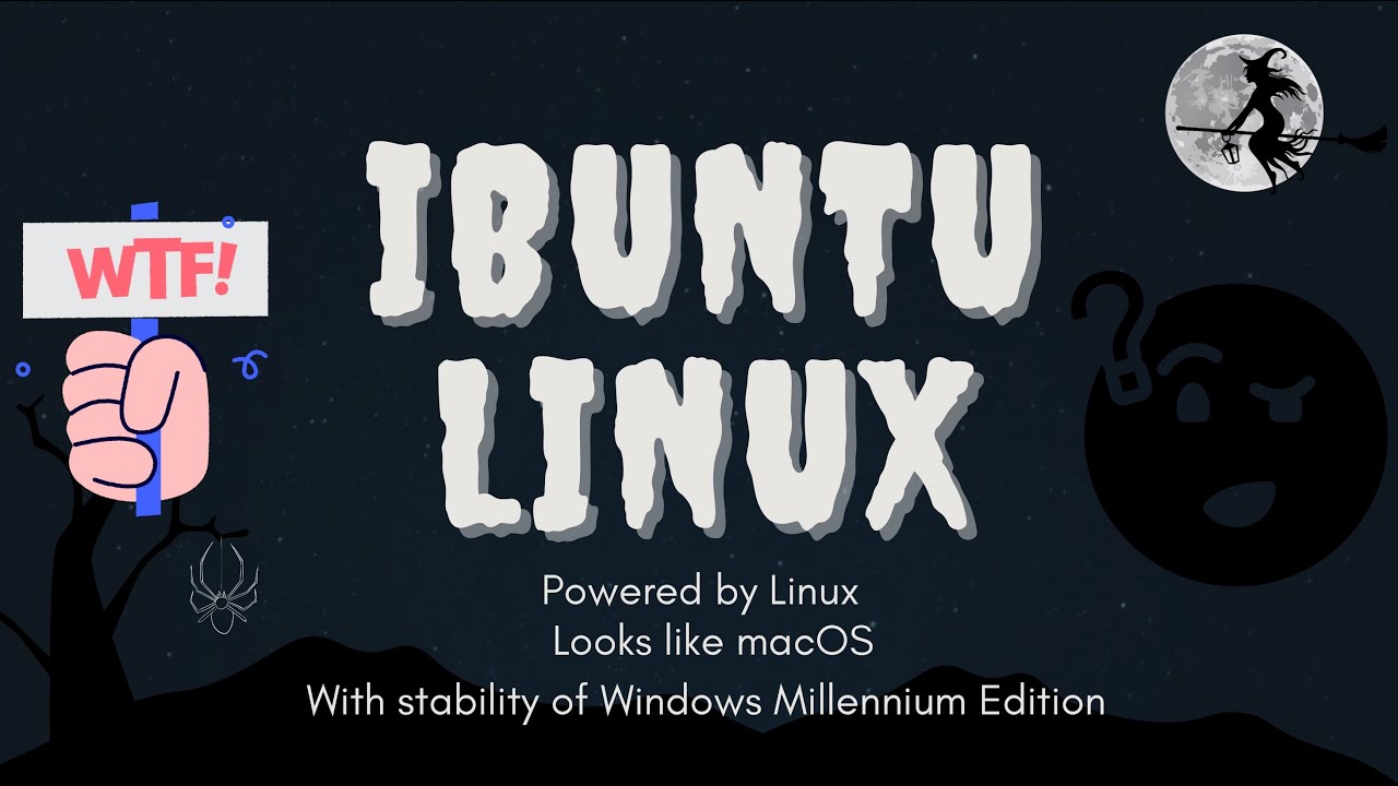 iBuntu Linux - Looks like macOS and as (un)stable as Windows ME! - YouTube