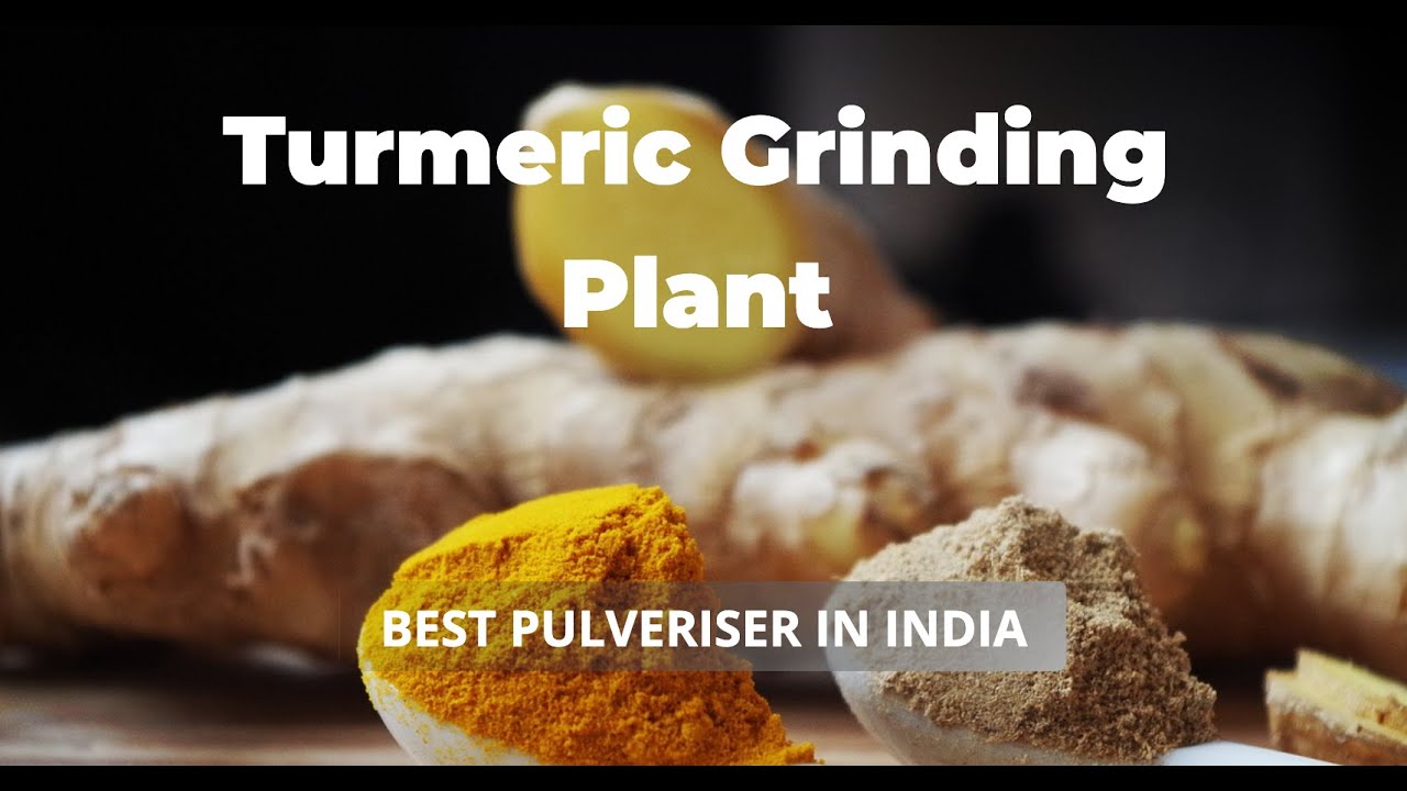Turmeric Grinding Plant - YouTube