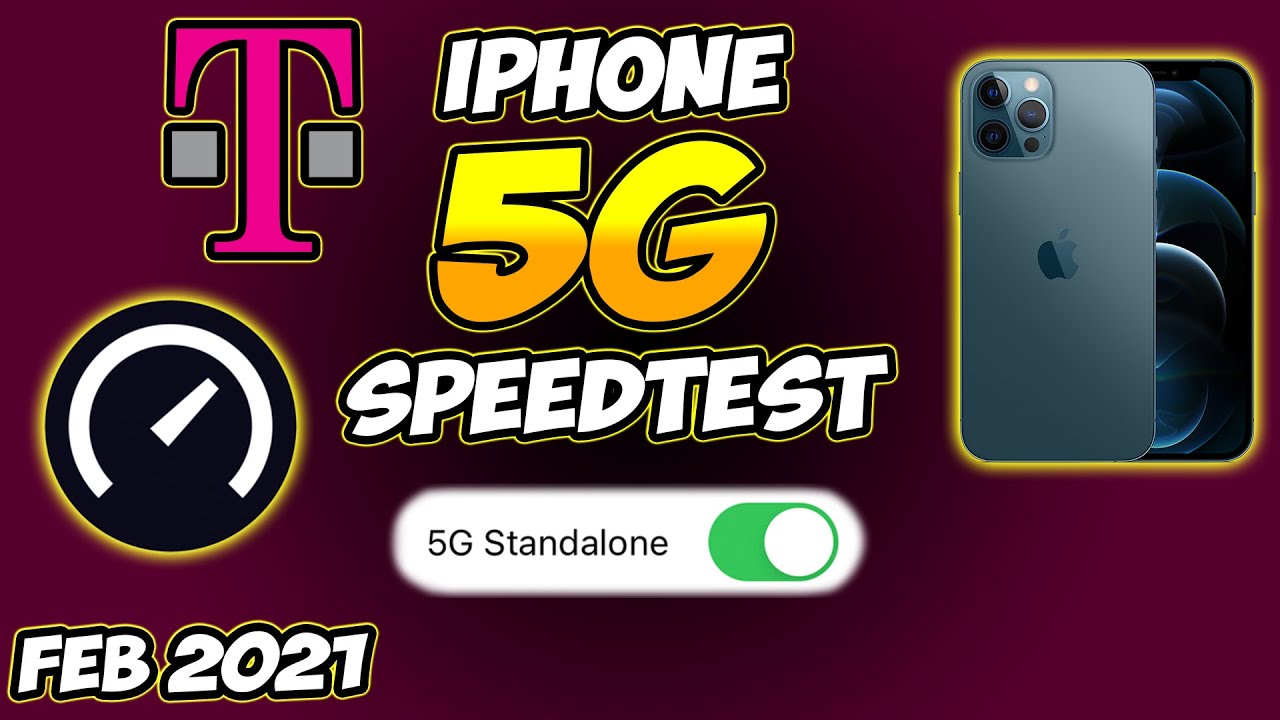 5G SA vs 5G NSA vs 4G LTE (Indoors) T-MOBILE 6X+ SPEEDS!!! iOS 14.5 ...