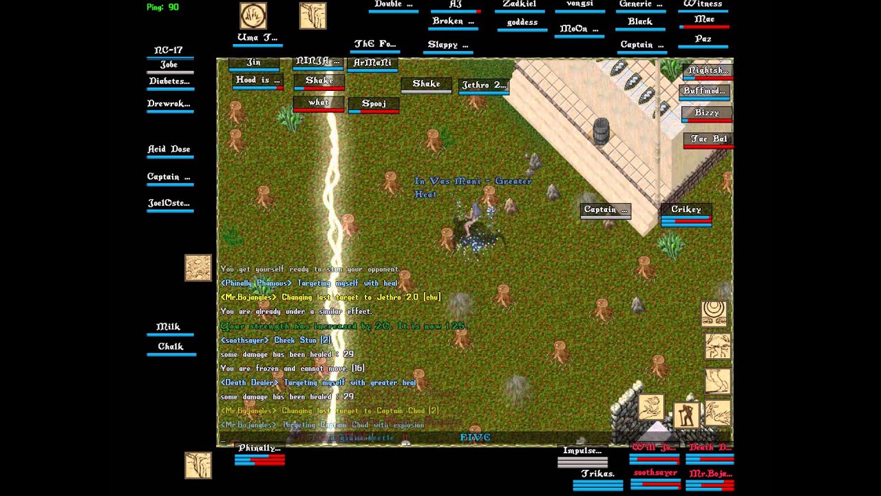 Ultima Online: UO Gamers PvP RED/BLUE + DOOM part 2 - YouTube