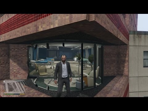 Grand Theft Auto V - Inside the Pillbox Hill Medical Center (PS4) - YouTube