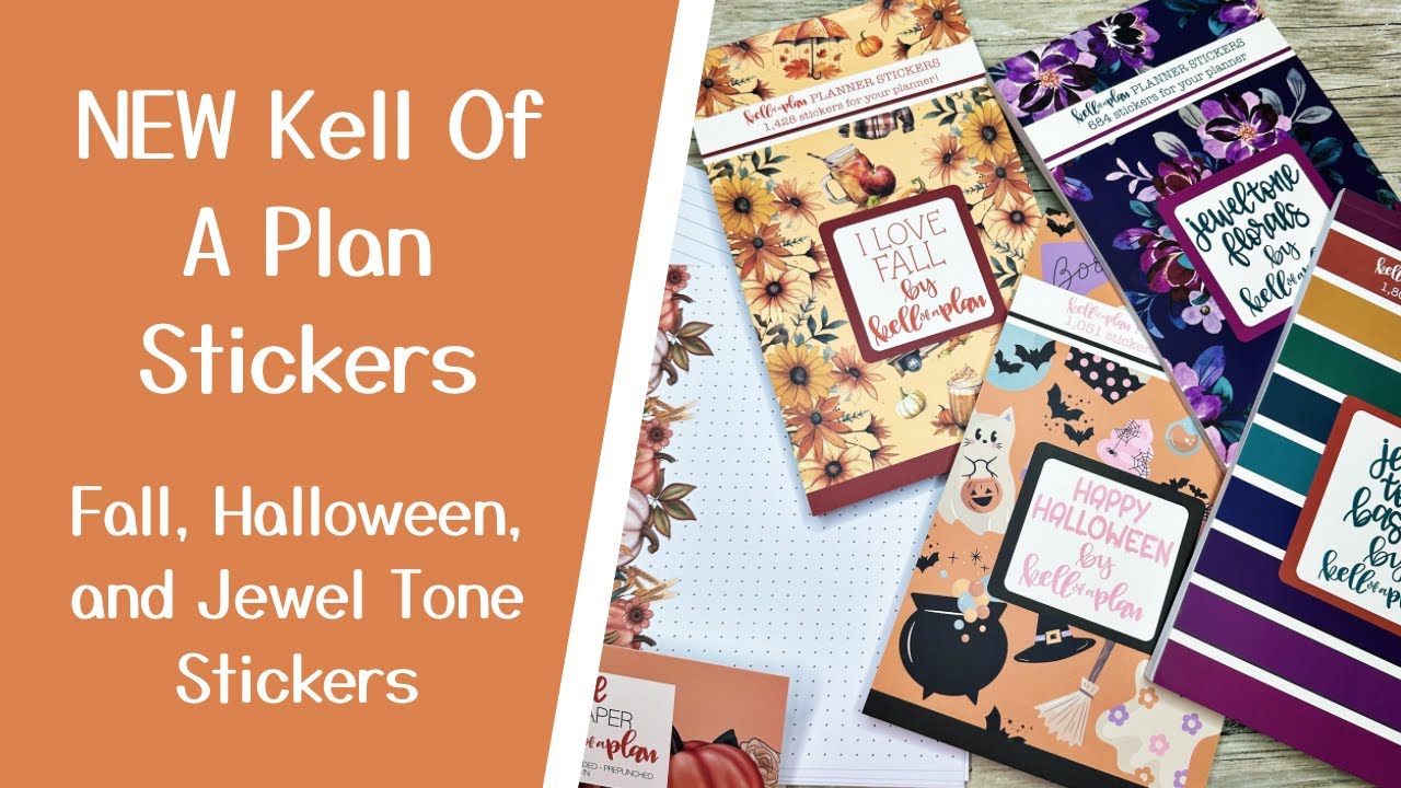 NEW Kell of a Plan Sticker Release - Happy Mail Haul - Fall, Halloween ...