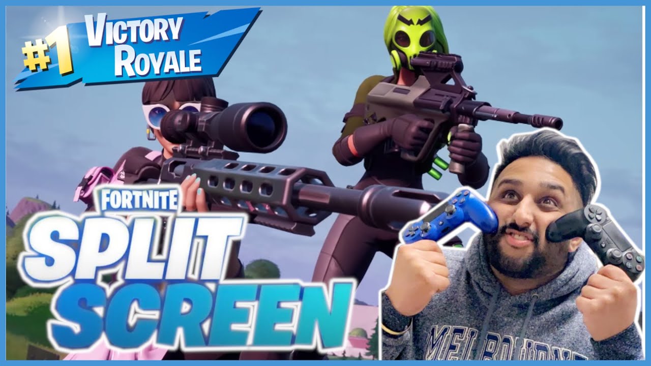 Fortnite *SPLIT SCREEN* Gameplay - DUOS vs SQUADS - *17 ELIMINATIONS ...