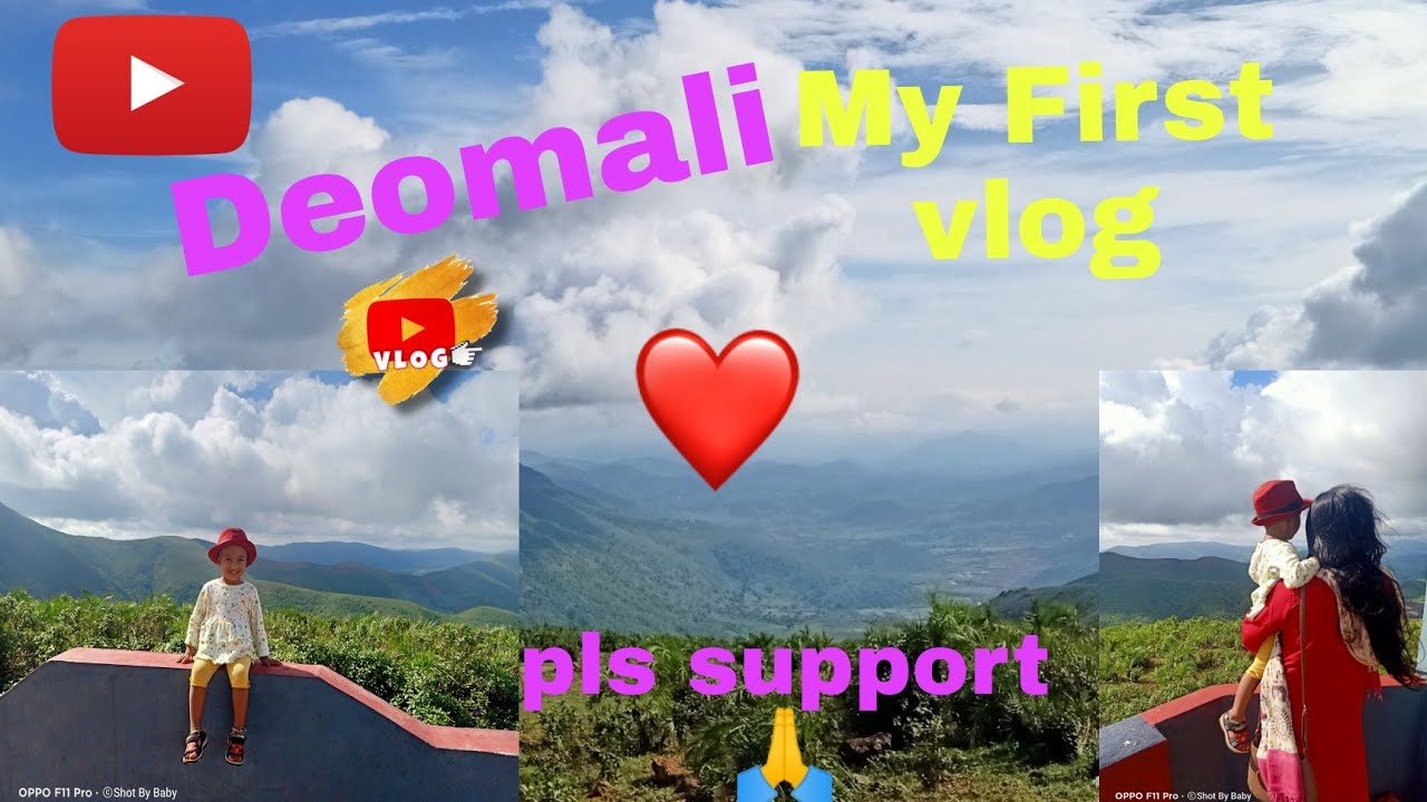 My first vlog || My first video on Youtube|| Deomali hill station ...