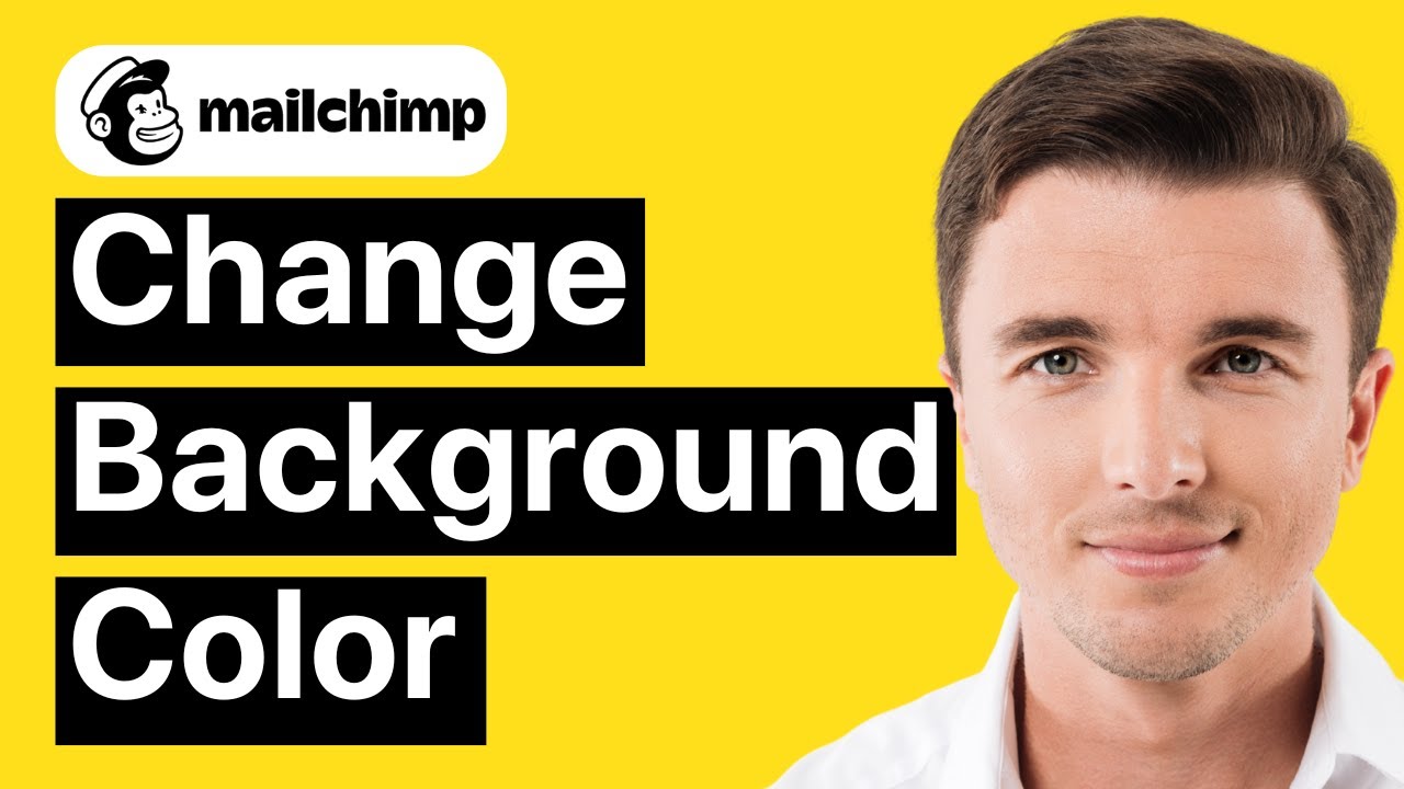 How To Change Background Color In Mailchimp - YouTube