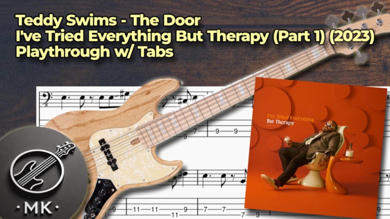 Teddy Swims - The Door (Bass Cover) (Lesson w/ Tabs) Chords - Chordify