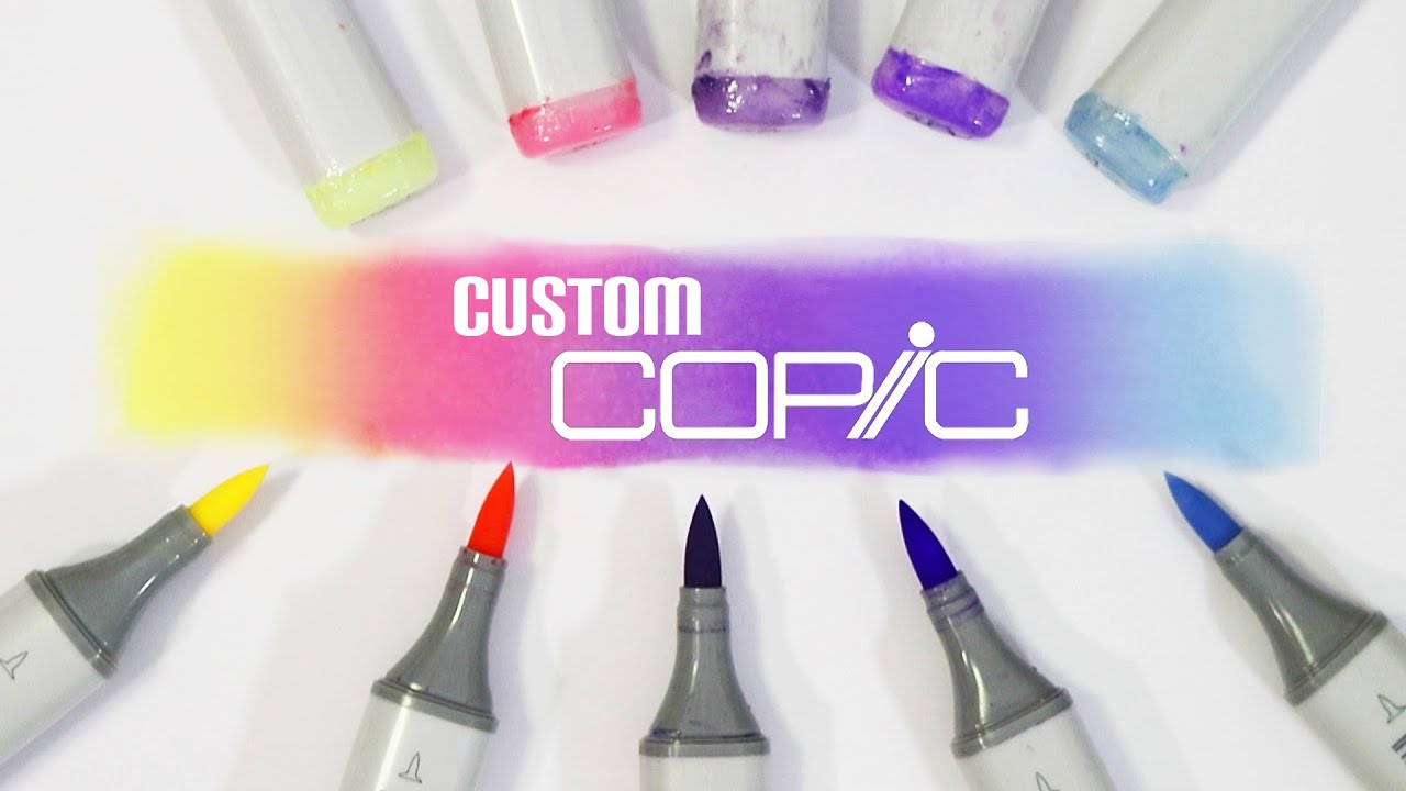 How To Make CUSTOM Copic Colours! - YouTube