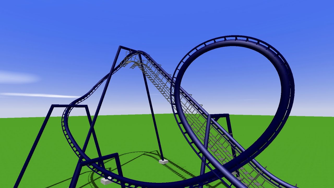Blackout Roller Coaster | Small Looping Inverted Coaster | Ultimate ...