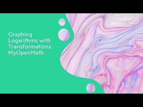 Graphing Transformations of Logarithmic Functions in MyOpenMath - YouTube