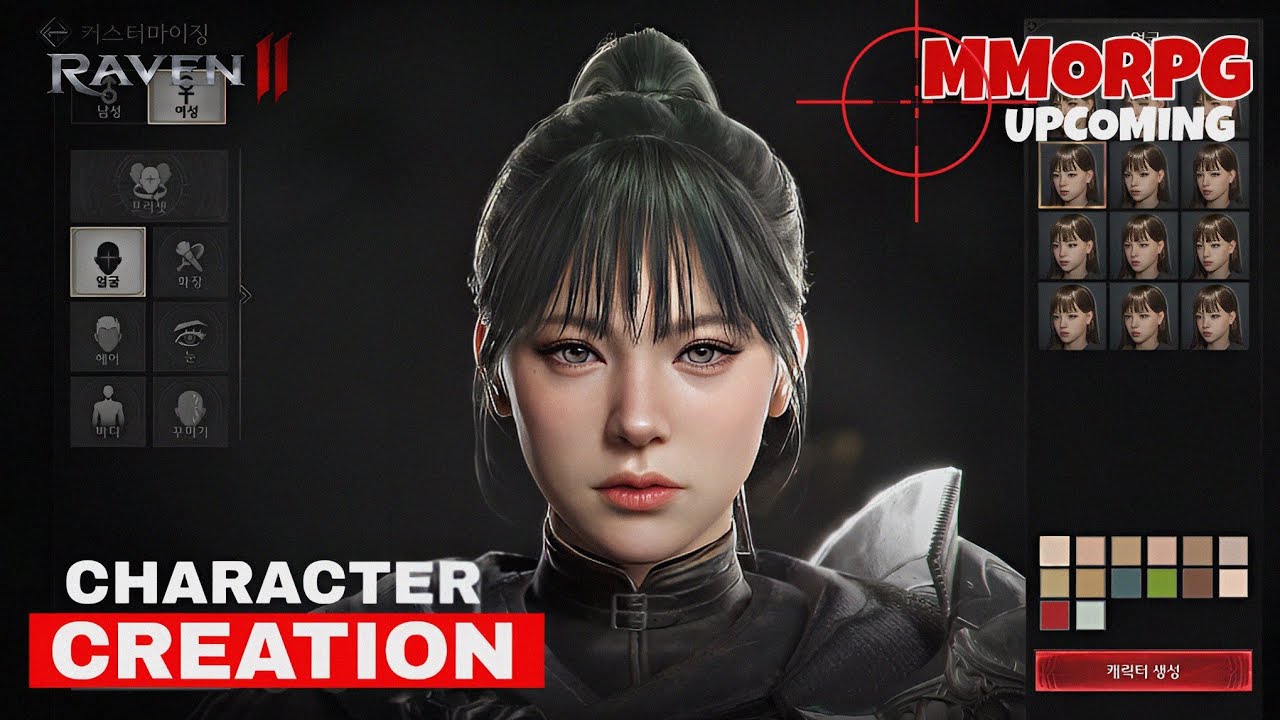Raven 2 Character Creation New MMORPG For Android/iOS/pc 2024 - YouTube