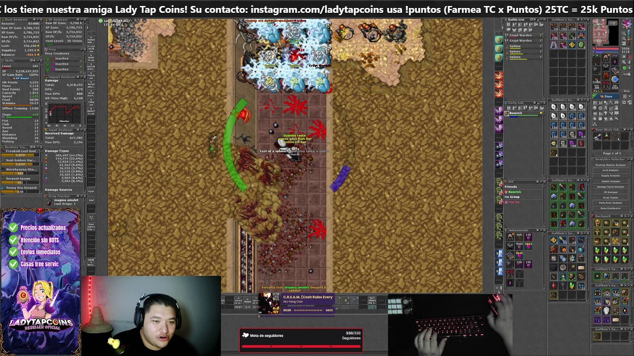 MS 231 HUNT SOLO 🔴🔴 #Tibia - YouTube