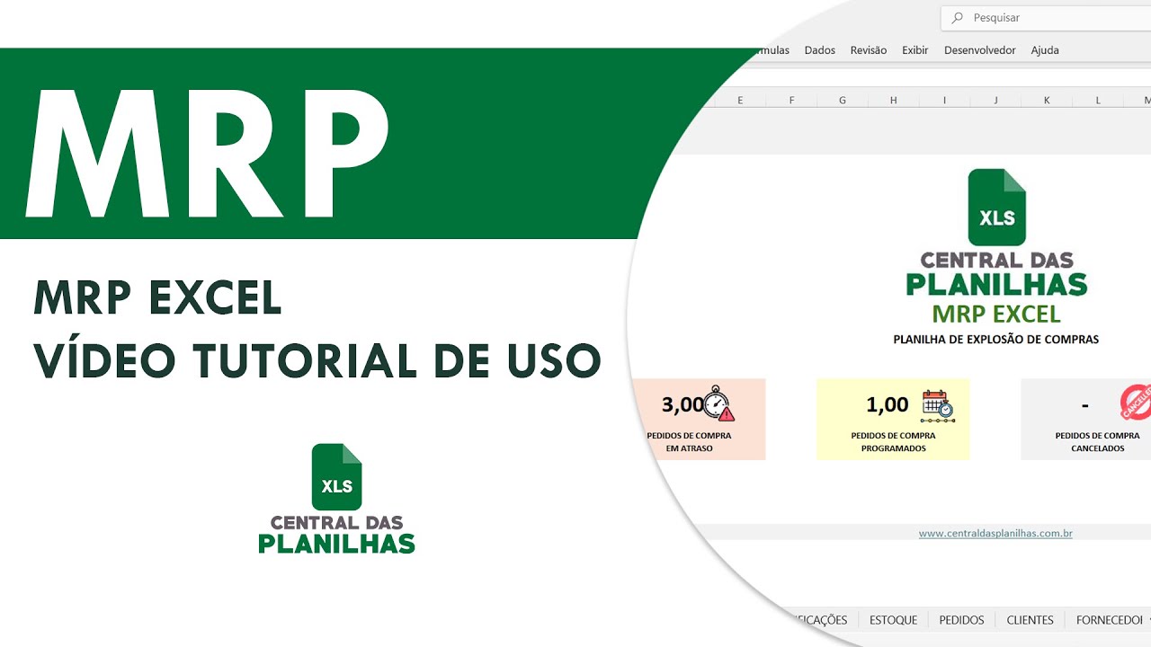 MRP Excel - Explosão de Materiais - Tutorial - YouTube