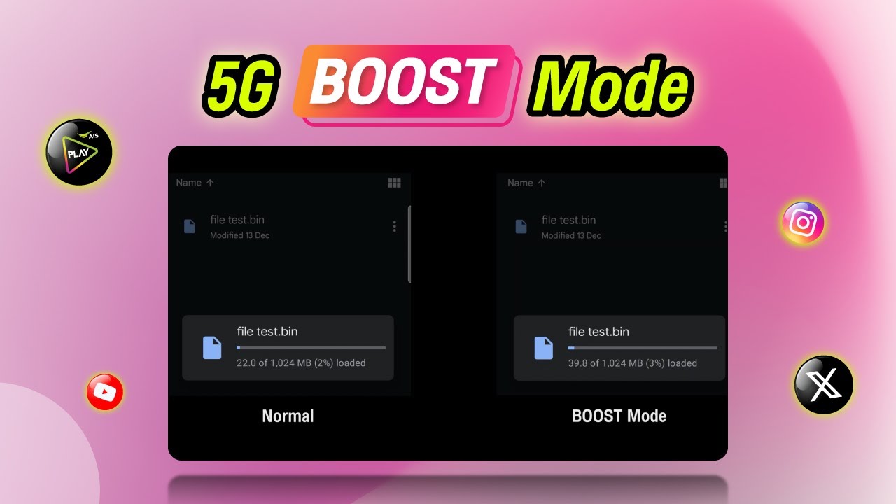 5G Boost Mode - YouTube