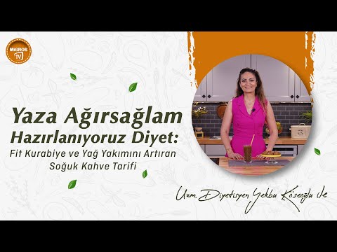 Yaza Ağırsağlam Hazırlanıyoruz Diyet: Fit Kurabiye ve Yağ Yakımını Artıran Soğuk Kahve Tarifi