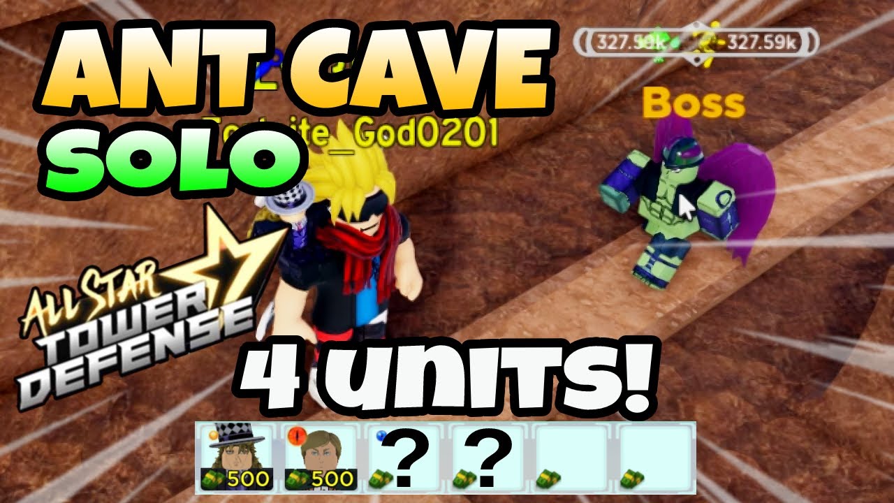 SOLO 4 Units Easy Beating World 2 Story ANT CAVE (Act 6) Auto Skip ...