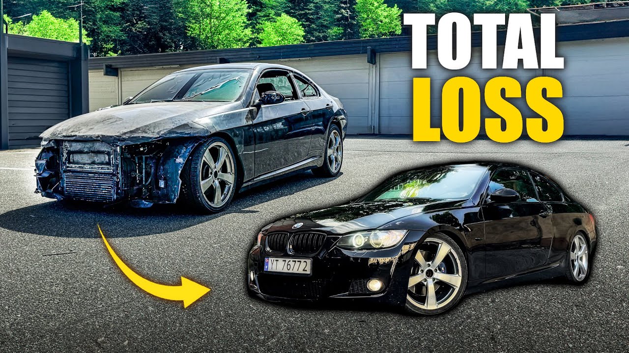 BURNED BMW 335i RESTORATION | PT8 - YouTube