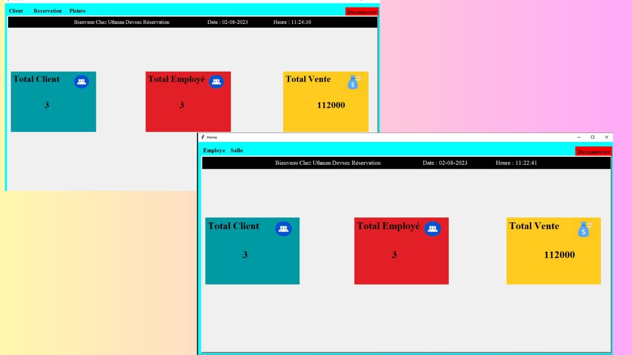 1/7 Gestion Réservation : Accueil et Administration - YouTube