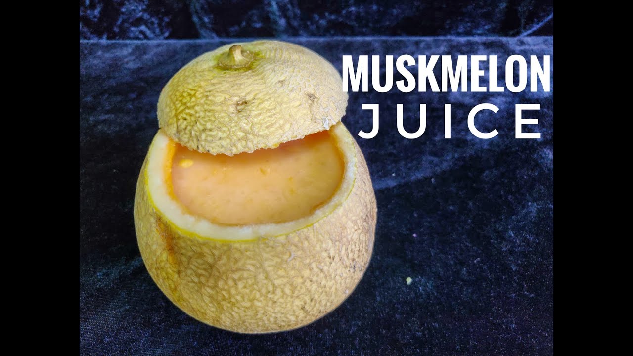 How To Make Muskmelon Juice | Kharbuj Juice | Muskmelon Milkshake ...