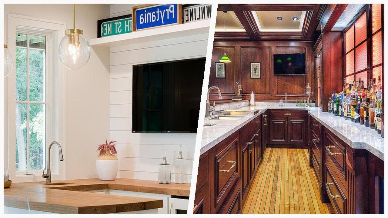 Breathtaking Wood Backsplash Ideas for Home Bars | Designer CheatSheet