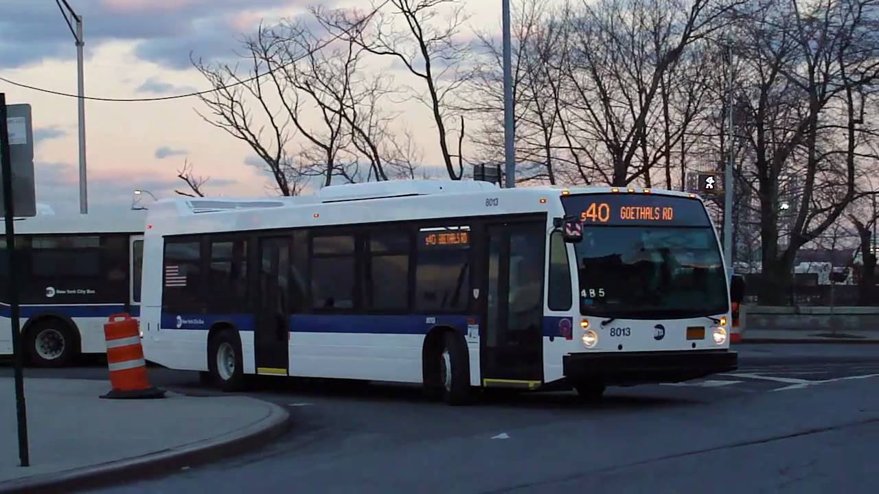 MTA New York City Bus 2011 NovaBus LFS 8013 & 1999 Orion V 6306 On The ...