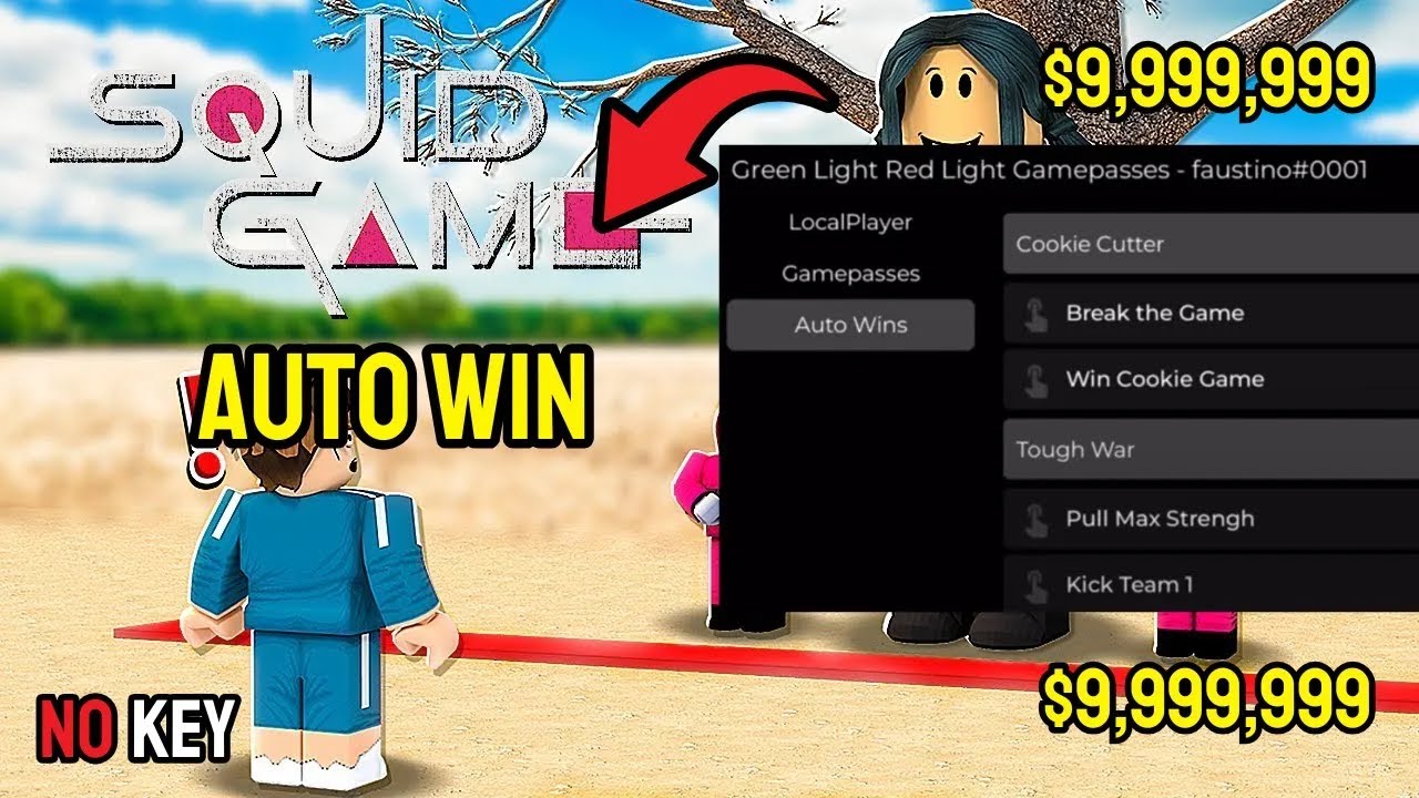 Op Squid Game Script Unlock Gamepass And More Keyless Roblox Script