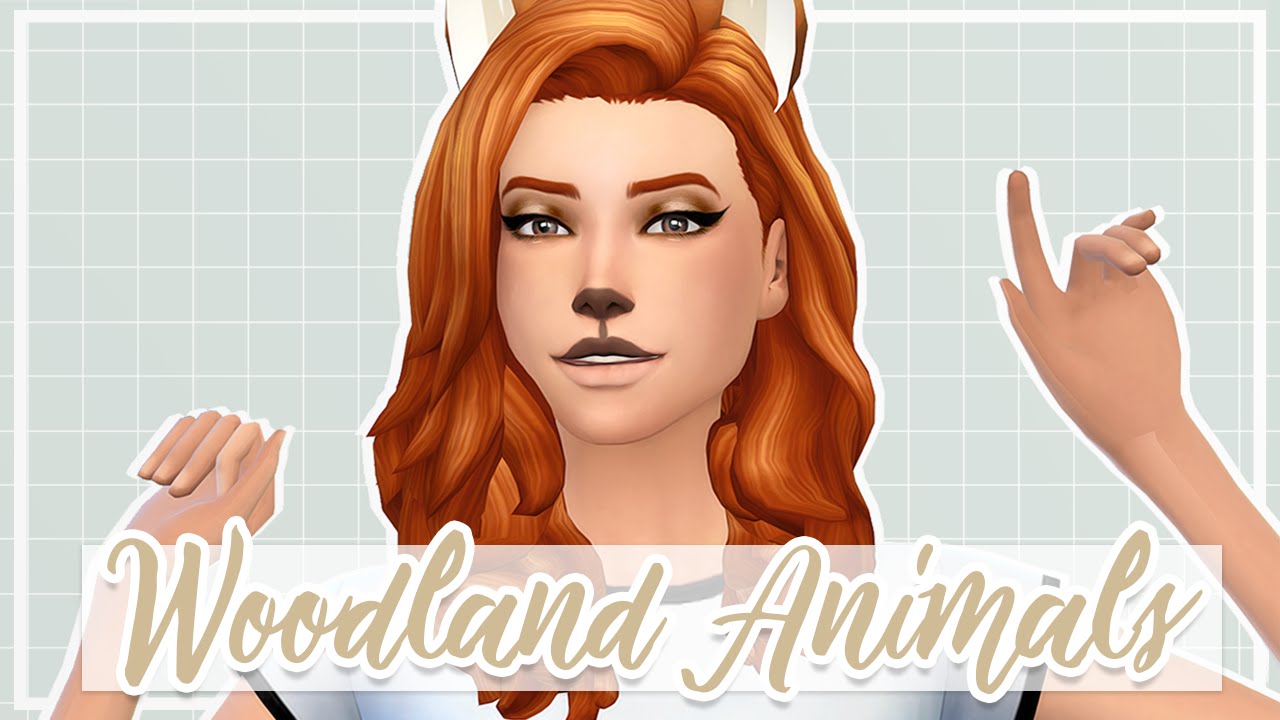 Woodland Animals | The Sims 4 CAS | A Collab with Matheus! - YouTube