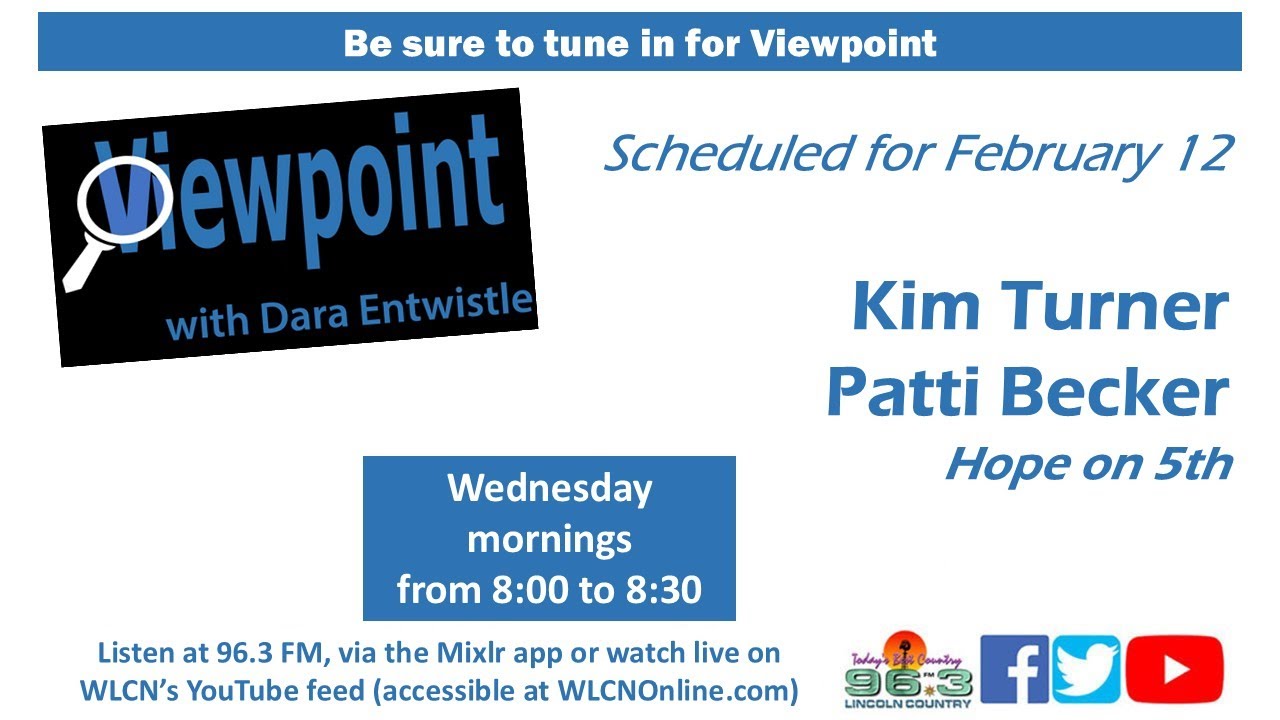 2/12/2025 - Viewpoint w/Dara Entwistle ~ Guests: Patti Becker & Kim ...