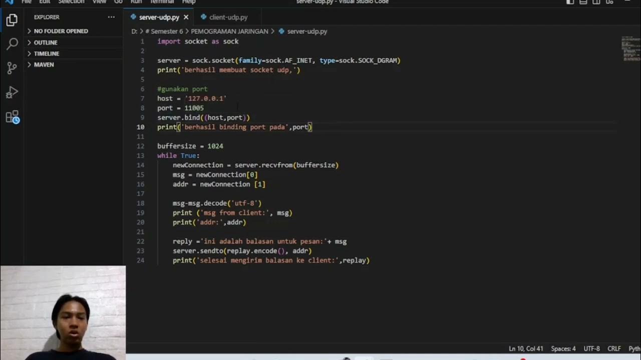 TUGAS PEMOGRAMAN JARINGAN CLIENT-SERVER - YouTube