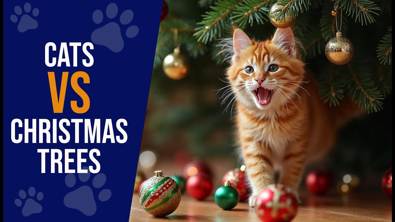 Cats and Christmas Trees: How to Avoid Disasters? - YouTube
