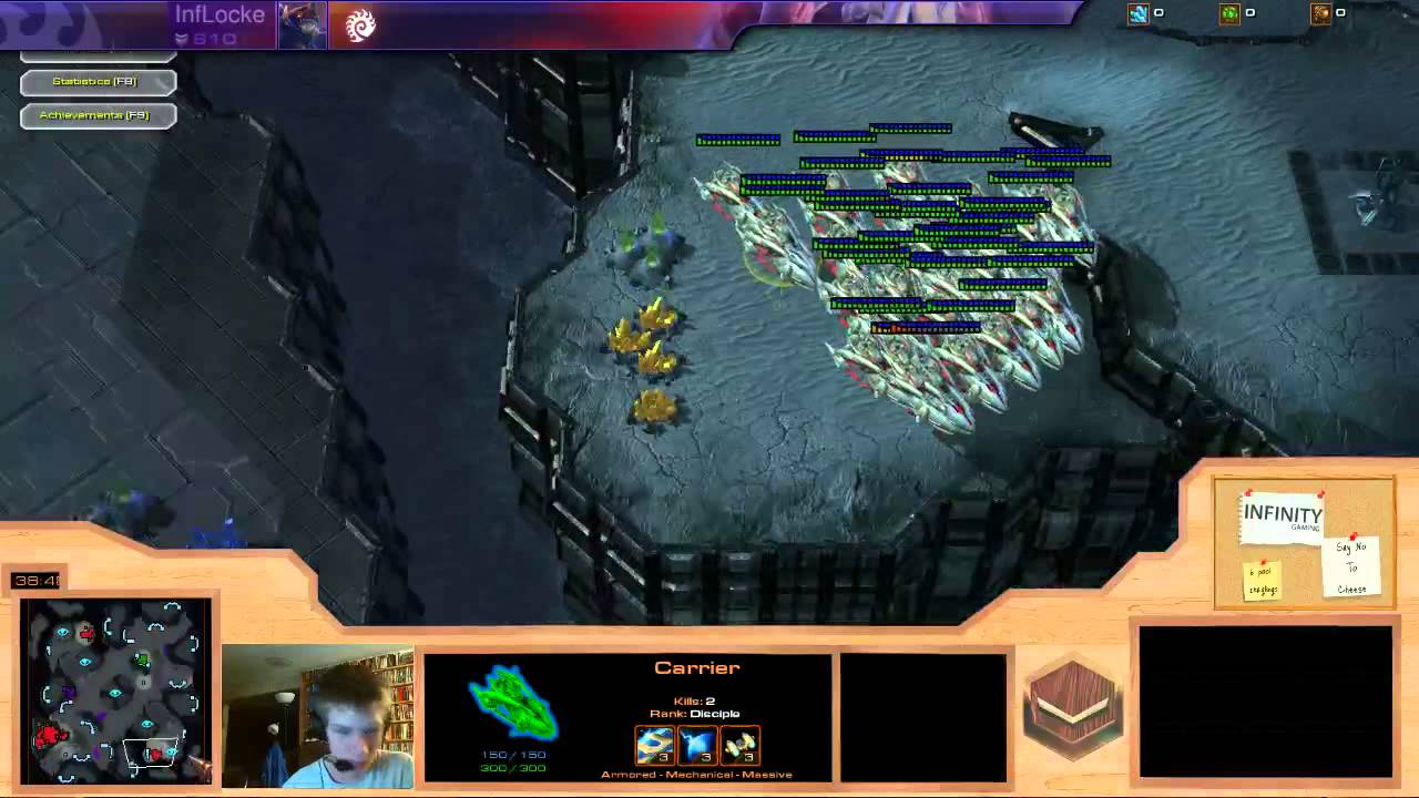 Starcraft 2 Phantom mode With Infinity Gaming - 3 / 5 - YouTube