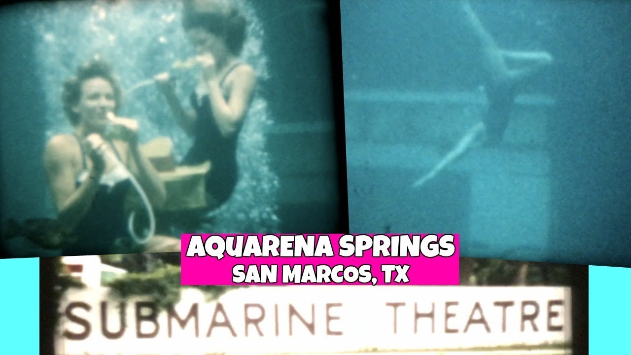 "Mermaids" at Underwater Submarine Theatre - Aquarena Springs, San ...