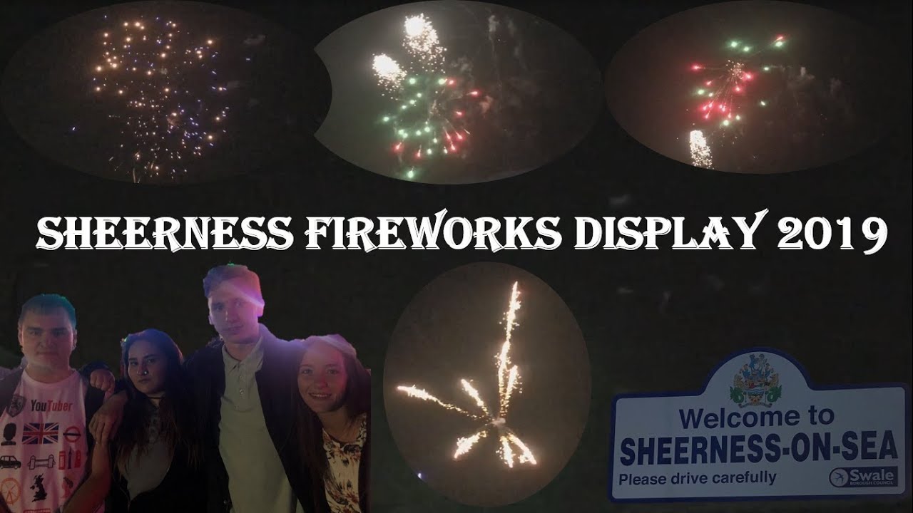 Sheerness firework display 2019 - YouTube