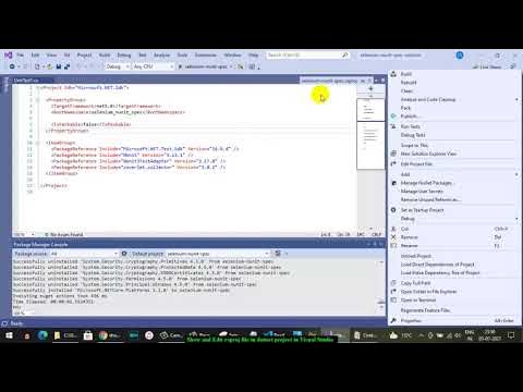 Show and Edit csproj file in dotnet project in Visual Studio 2019 - can not see csproj file ...