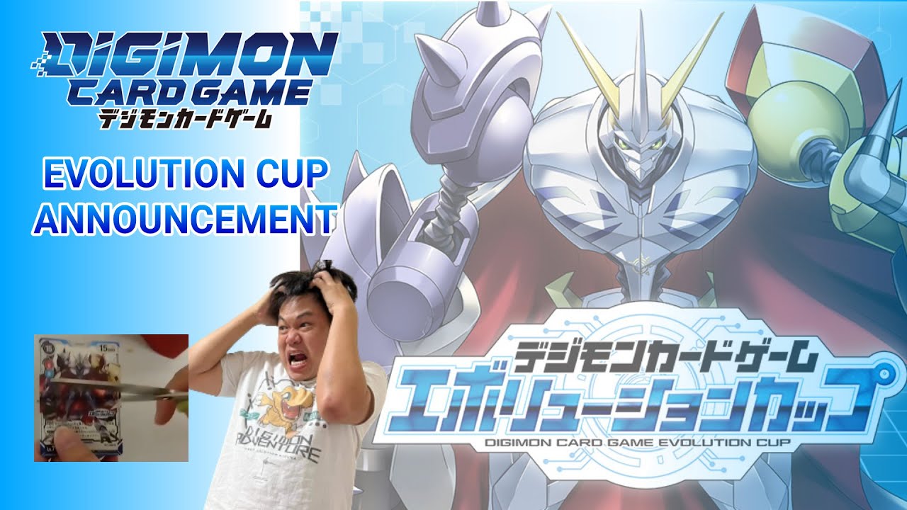 BREAKING NEWS: DIGIMON CARD GAME EVOLUTION CUP ASIA ANNOUNCEMENT - YouTube