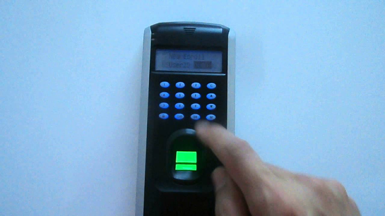 Fingerprint reader TEST - YouTube
