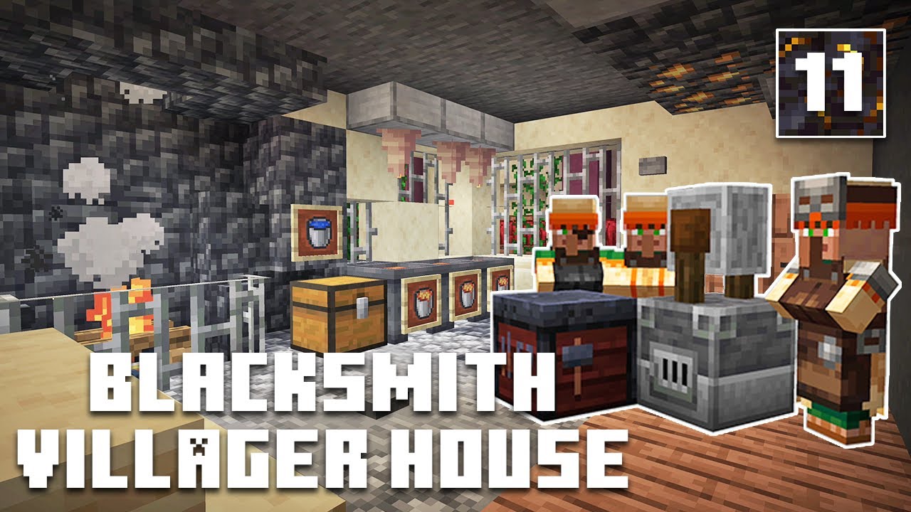 Desert Village Blacksmith - Let's Play Minecraft 1.20 - Episode 11 ...